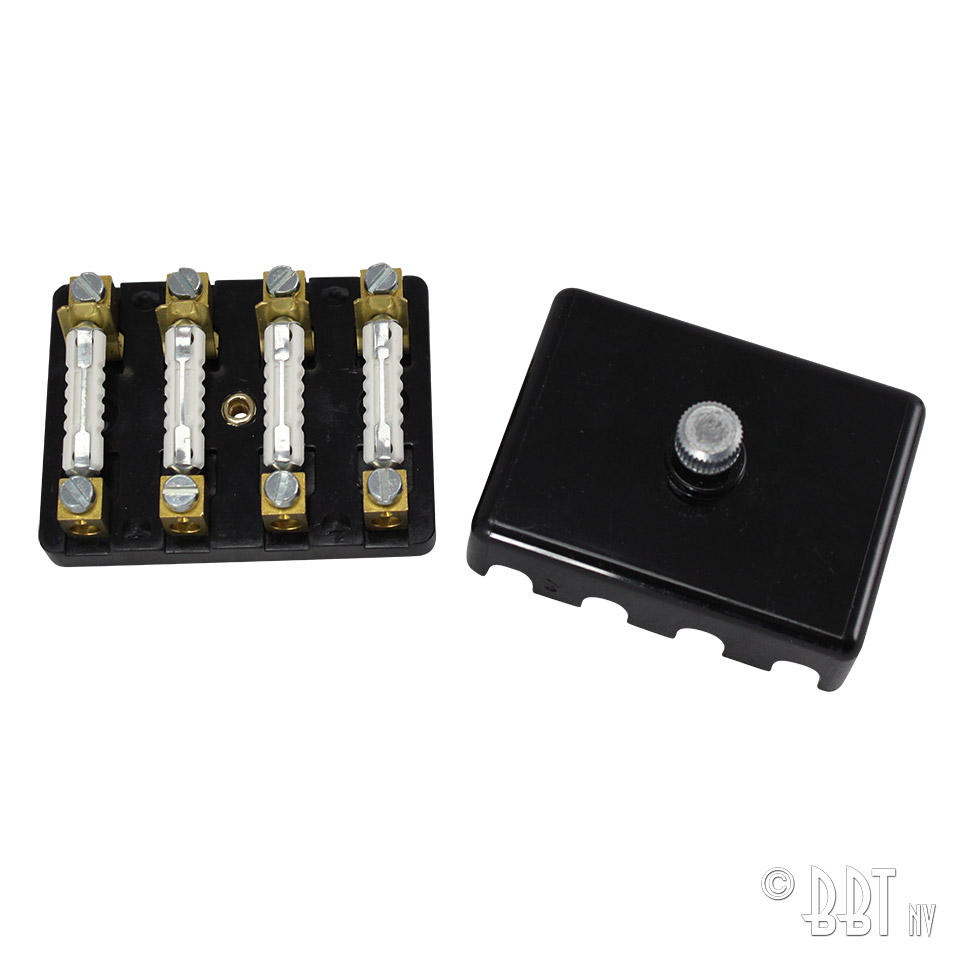 VW Beetle Fuse box bakelite for 4 fuses - 111 937 205 + 111 937 255 ...